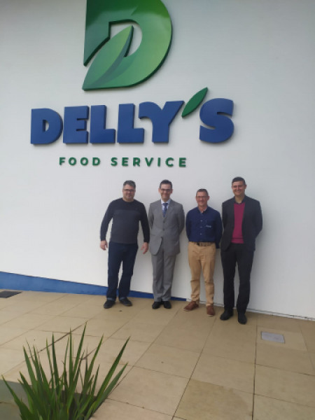 Visita à Delly's, em Estância Velha