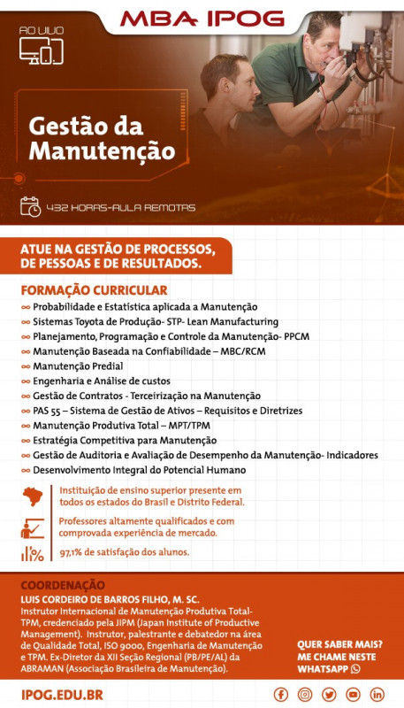 IPOG Instituto De Pós Graduação – Unidade Porto Alegre/RS