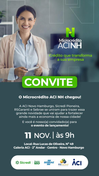 ACI apresenta programa de microcrédito para empresas, no dia 11